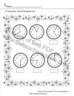 Winter Worksheets